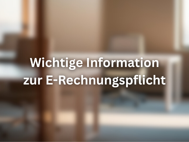 Wichtige Information: E-Rechnungspflicht ab 01.04.2025 | Kreisverwaltung Neuwied